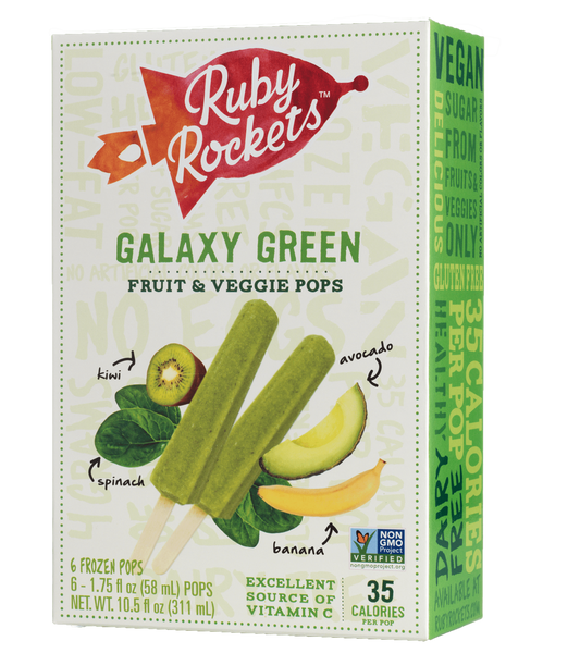 Galaxy Green Frozen Pop – Ruby Rockets